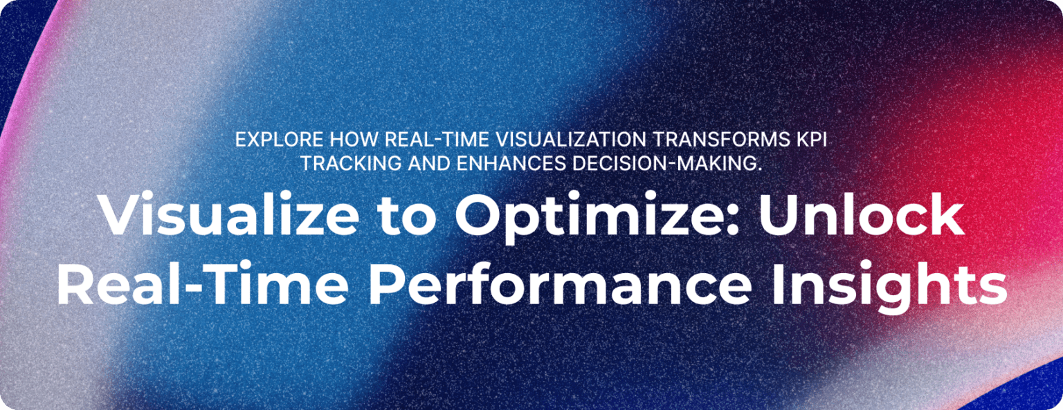 Visualize Data for Real-Time Performance and KPI Monitoring